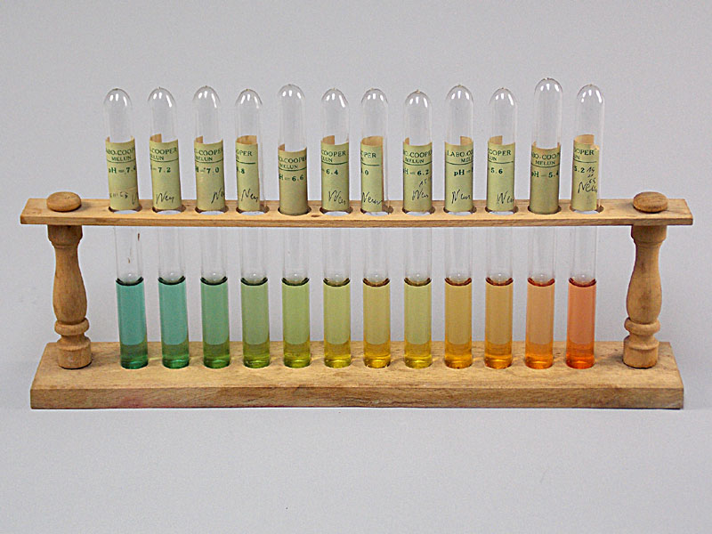 Tubes pour détermination du pH par colorimétrie - Conservatoire du ...